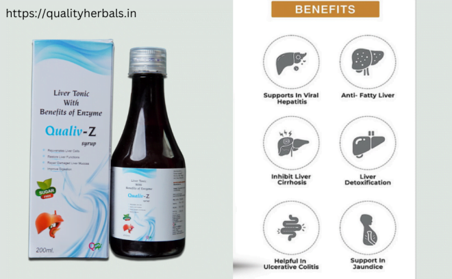 QUALIV-Z Best Ayurvedic Liver Detox Tonic Syrup (Sugar Free) - Quality ...