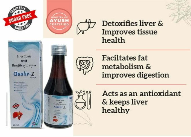 QUALIV Z LIVER SYRUP USES IN HINDI - Quality Herbals